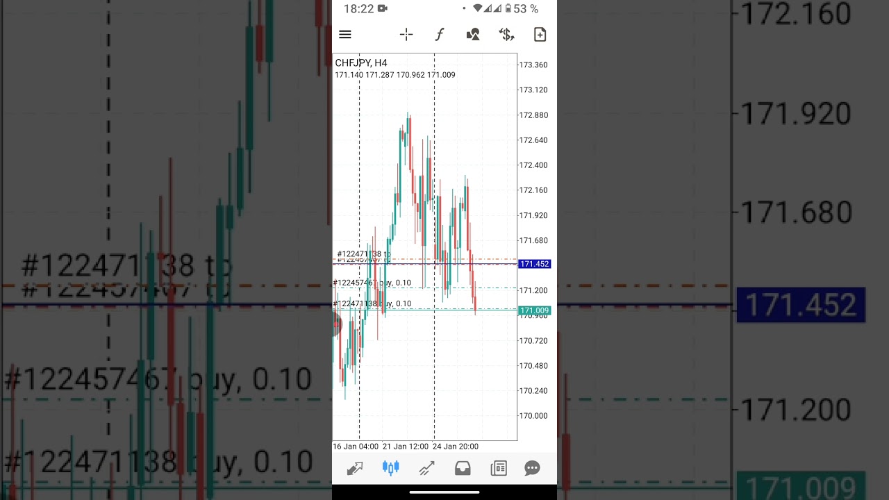 CHF/JPY 171.00-171.45 29 01.2025 г. - FX動画まとめ